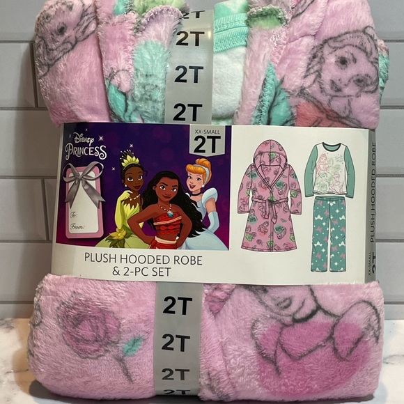 Disney | Pajamas | Disney Princess Robe Pj Set 2t | Poshmark
